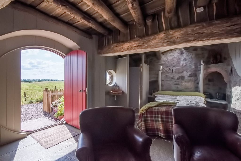 Craighead Hobbit Howfs | quirky holiday homes | Dunblane