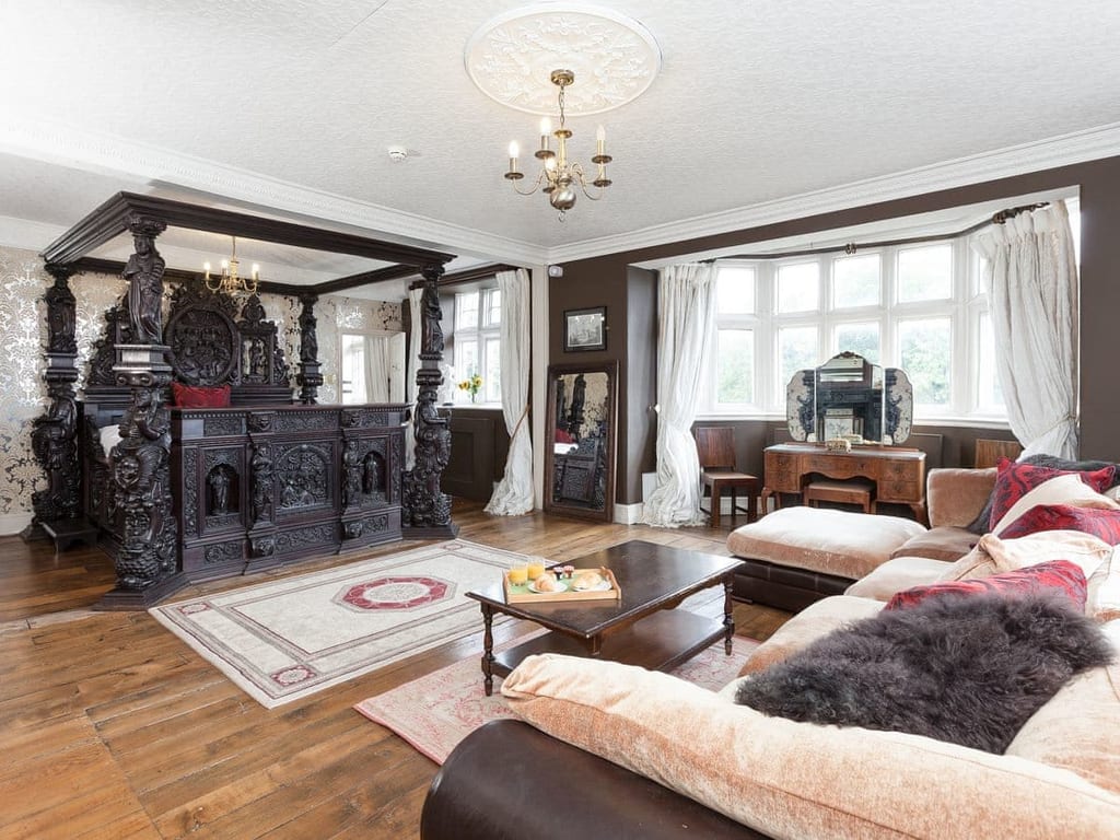 Caverswall Castle listed large group dog-friendly accommodation